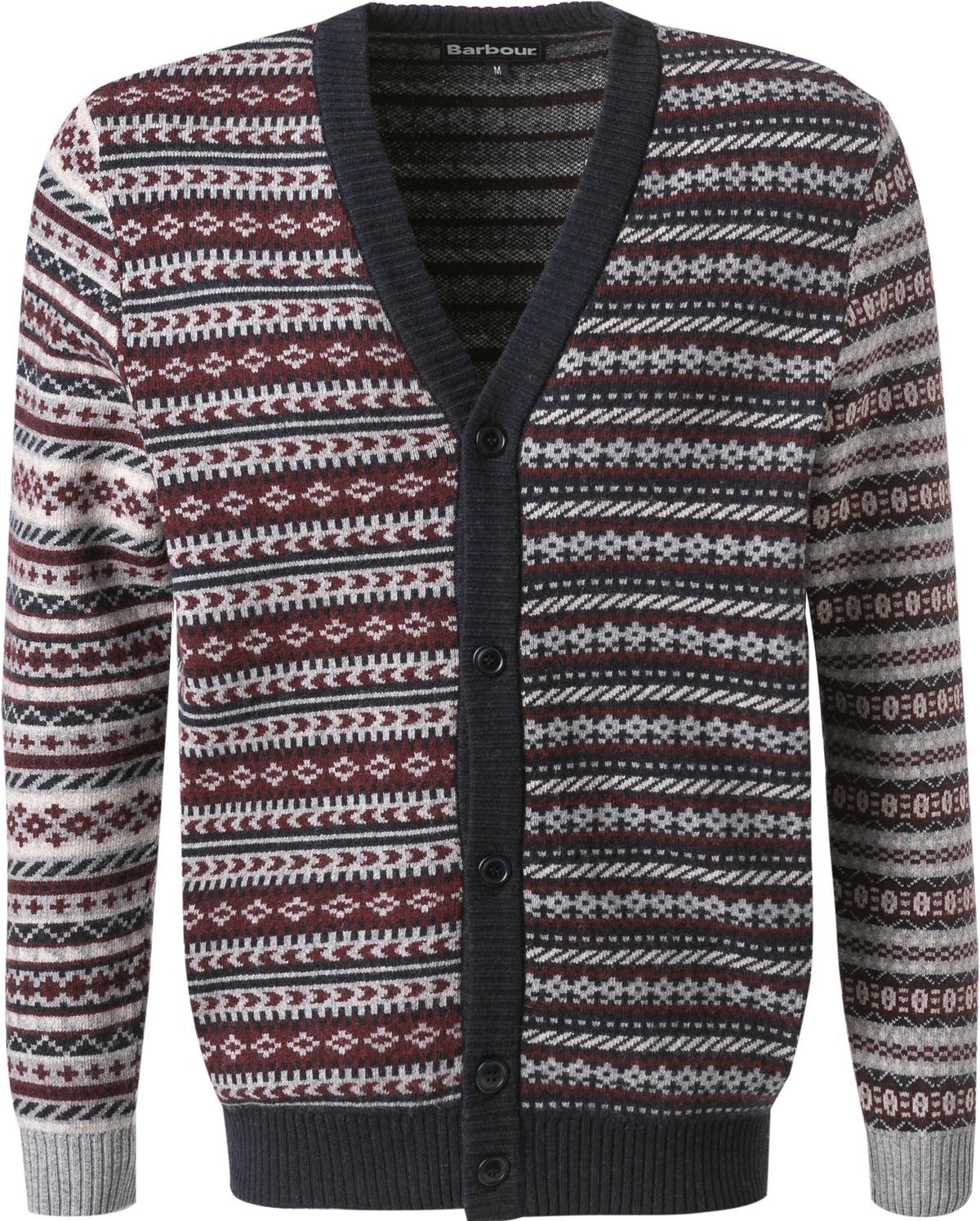 Barbour Cardigan Burley grey MKN1457GY52