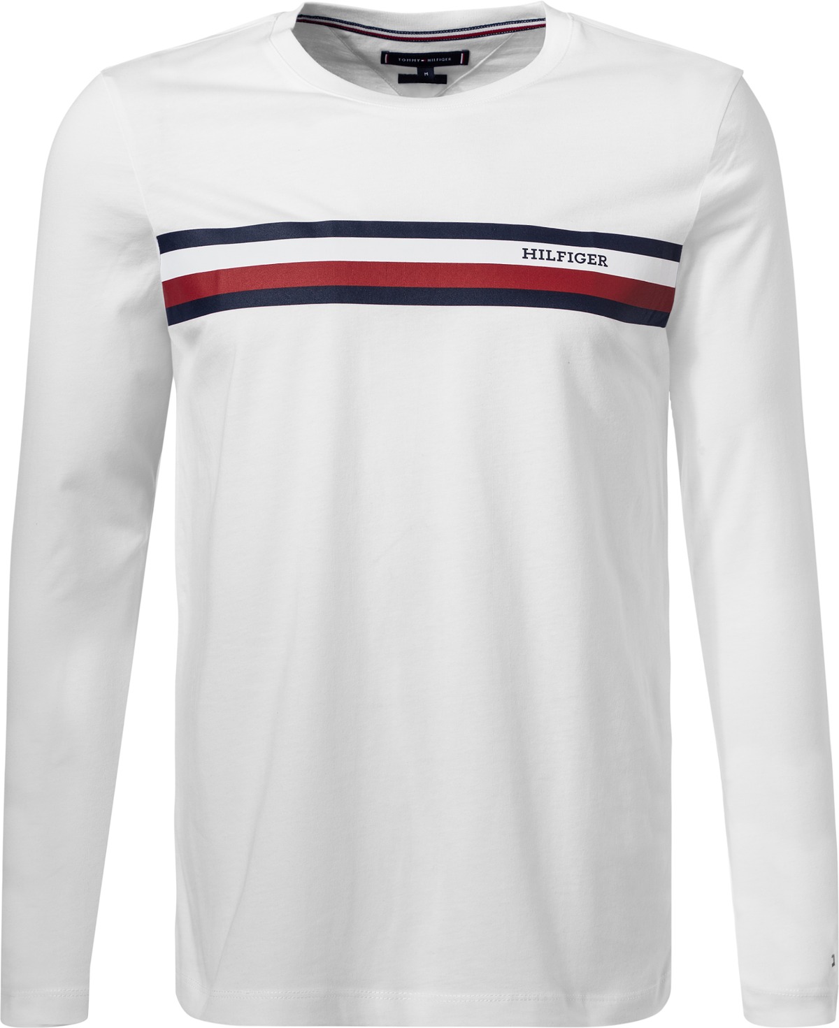 Tommy hilfiger white long sleeve t shirt store
