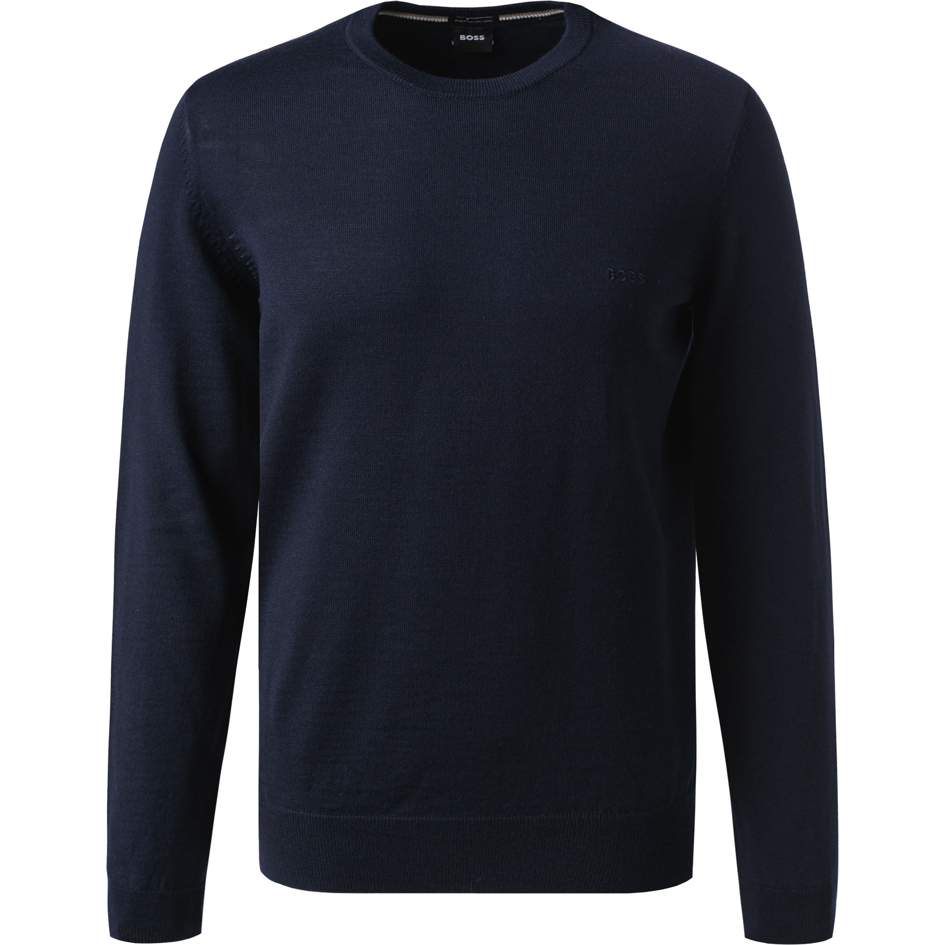 Preisvergleich für BOSS Black Herren Pullover blau unifarben, aus Schurwolle, Größe M | Ladendirekt